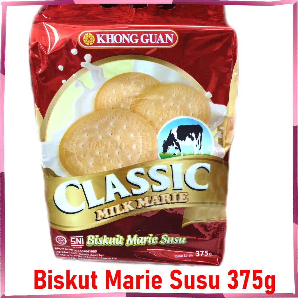 Jual biskuit marie susu CLASSIC 375g khong guan | Shopee Indonesia
