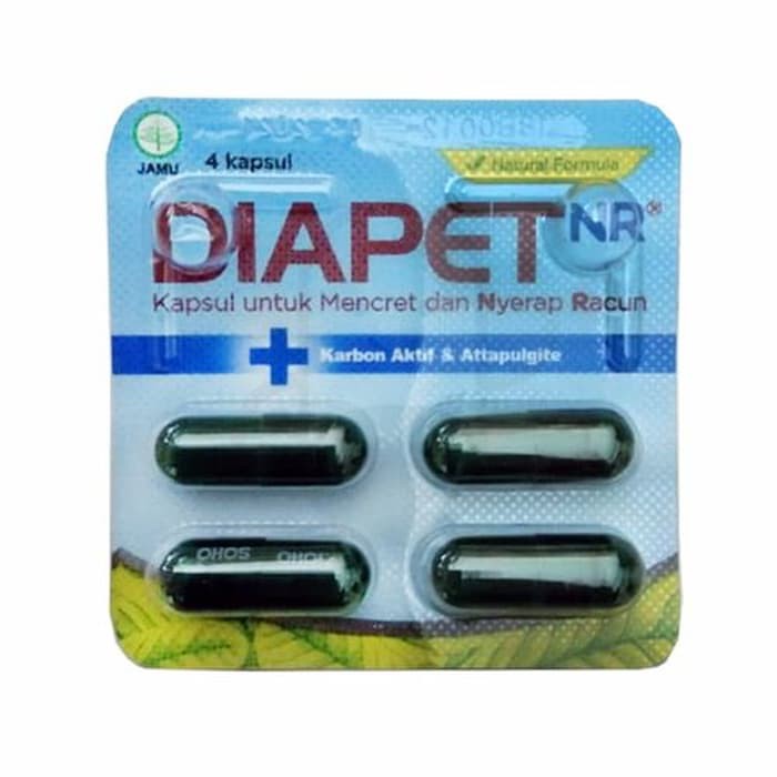 Jual DIAPET NR STRIP 4 KAPSUL DIARE MENCRET SAKIT PERUT | Shopee Indonesia