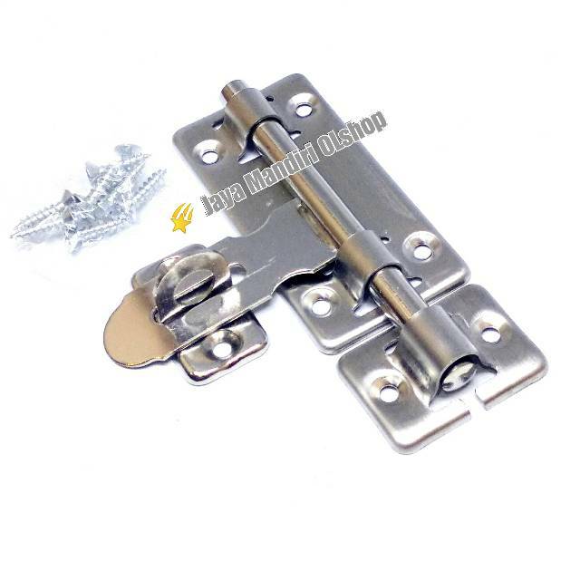 Jual Grendel Overpal - Selot Pintu jendela 4" Inch 10 cm Tebal/ Grendel ...