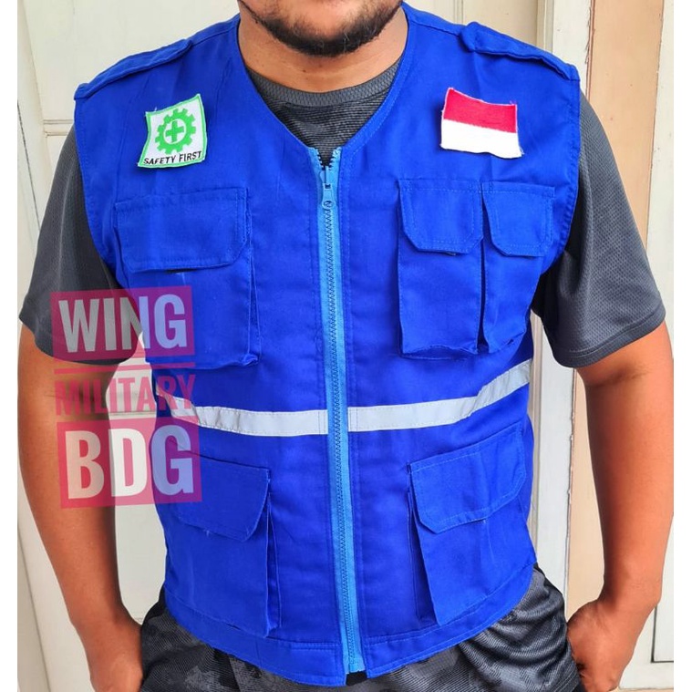 Jual Rompi proyek Drill - Rompi kerja - Rompi vest pria terlaris ...