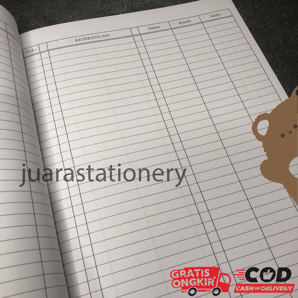 Jual 1296 Buku Kas Kiky FOLIO Soft Cover / Debit Kredit Catatan Keuangan 80 Lembar / buku ...