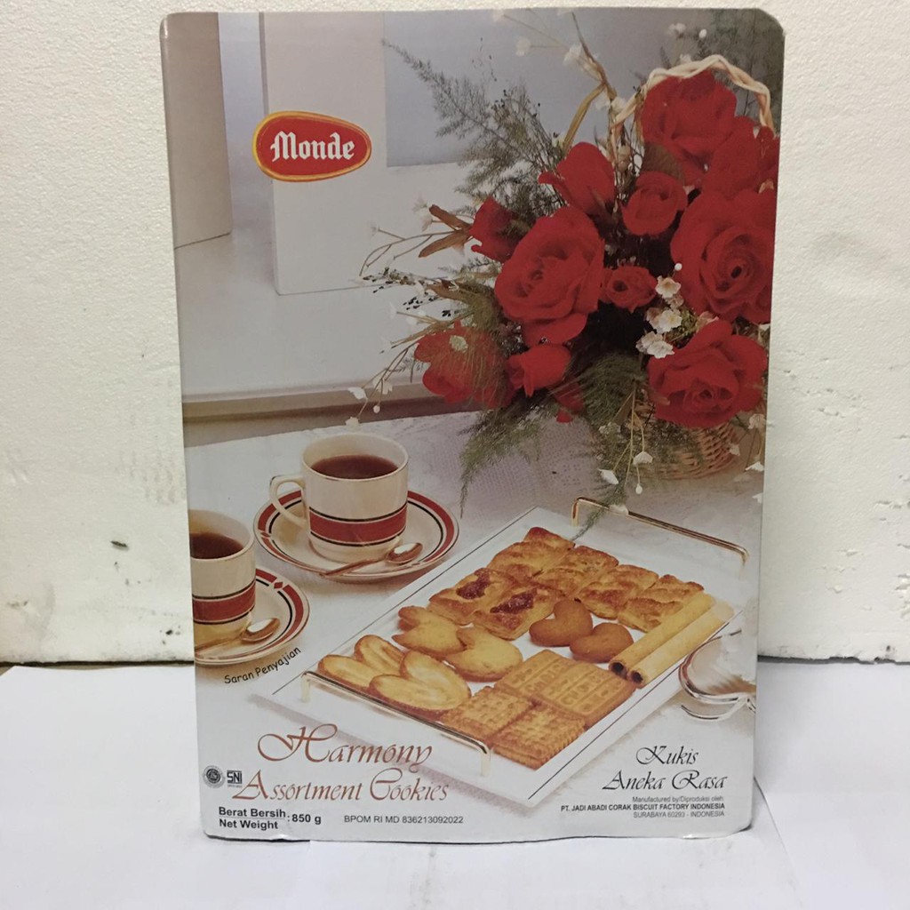Jual MONDE HARMONY ASSORTMENT COOKIES 850GR /Centralbandung | Shopee ...
