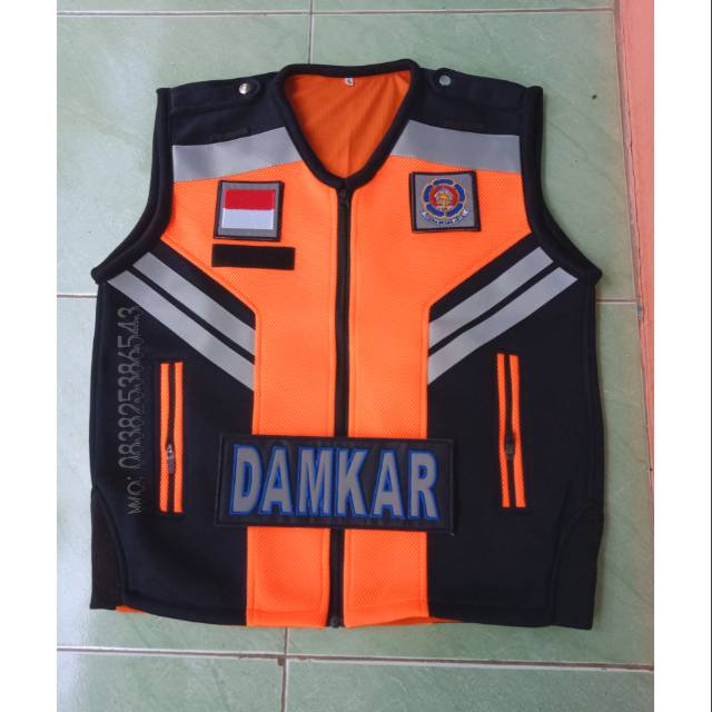 Jual Rompi damkar rompi pemadam rompi pemadam kebakaran | Shopee Indonesia