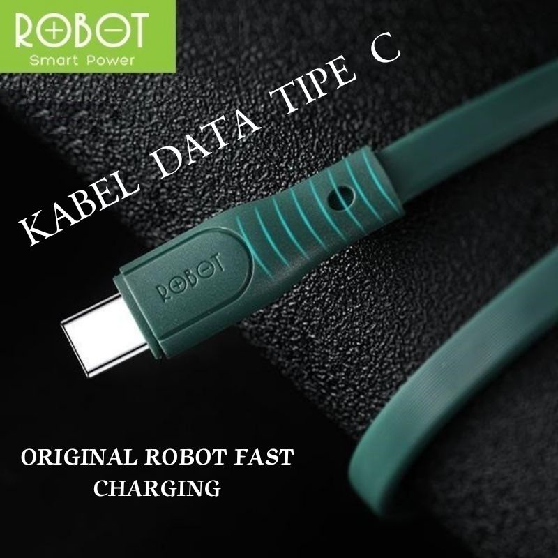 Jual KABEL DATA ROBOT ORIGINAL TIPE C RGC 100 2.4 A - TIPE C DATA KABEL ...