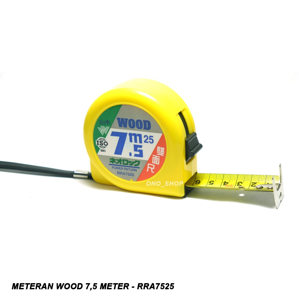 Jual Meteran Wood 7,5 Meter - RRA7525 | Shopee Indonesia