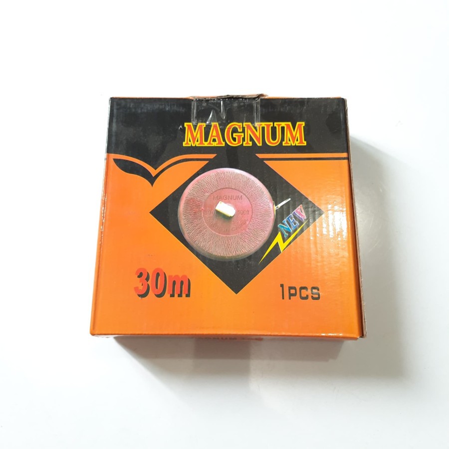 Jual Meteran Roll Magnum Meteran Kulit 100 50 30 Meter Tarik Pengukur ...