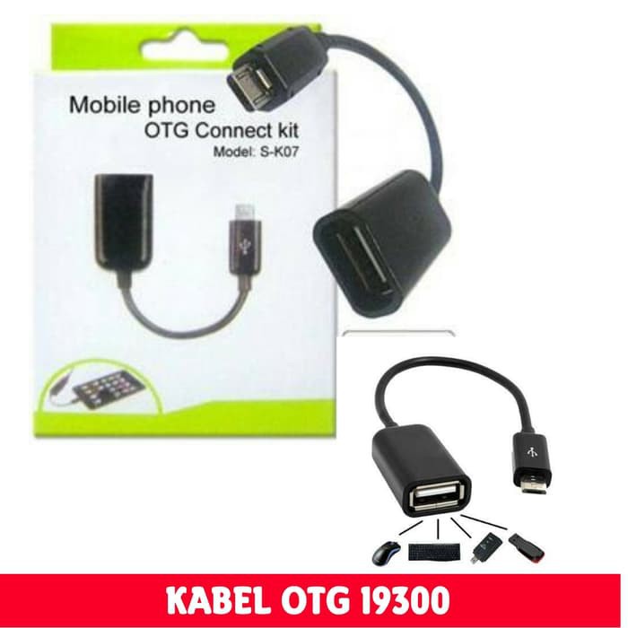 Jual Kabel OTG V8 Micro USB On The Go Handphone Connect KIT SB | Shopee ...