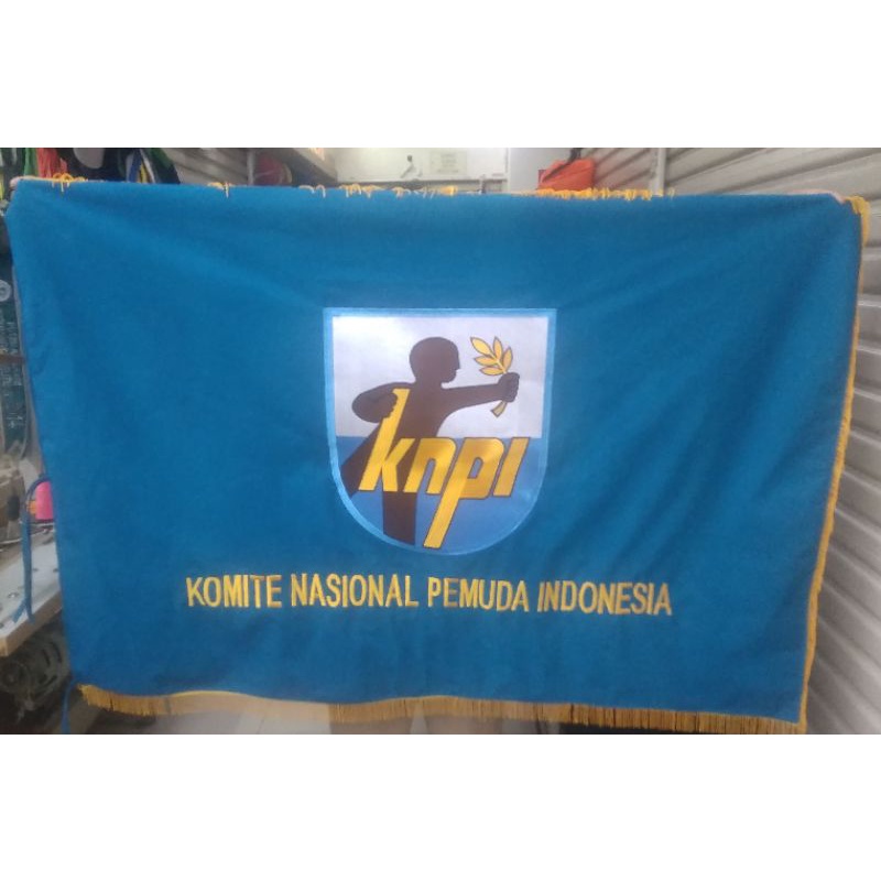 Jual bendera petaka KNPI depan belakang ukuran 90x135 | Shopee Indonesia