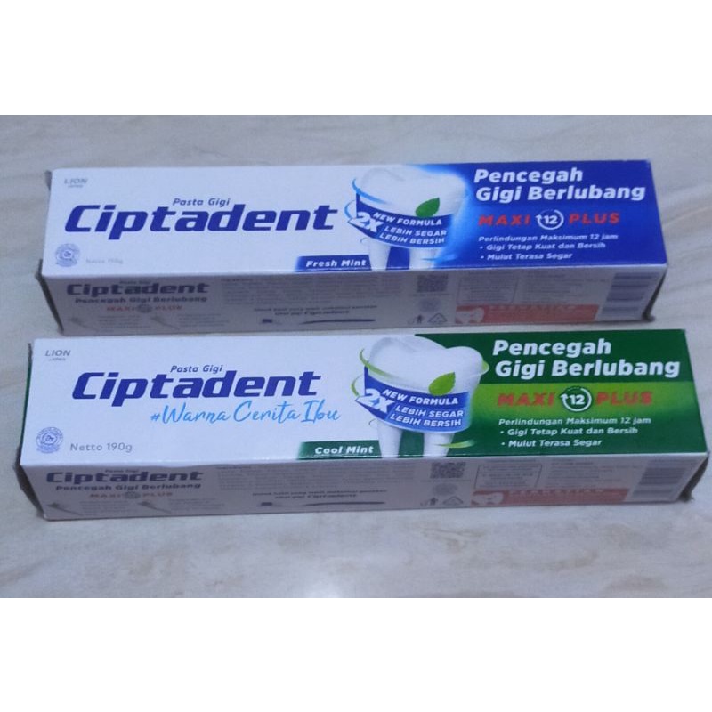 Jual Ciptadent pasta gigi kemasan 190g , 120g, 250g | Shopee Indonesia
