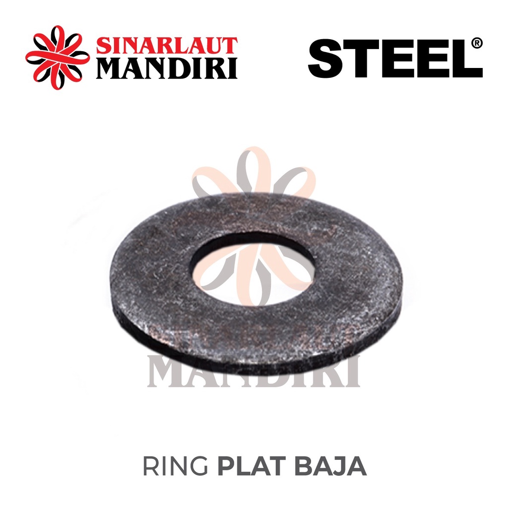 Jual Ring Plat Baja / Flat Washer Baja / Plate Washer M8 - Tebal ...