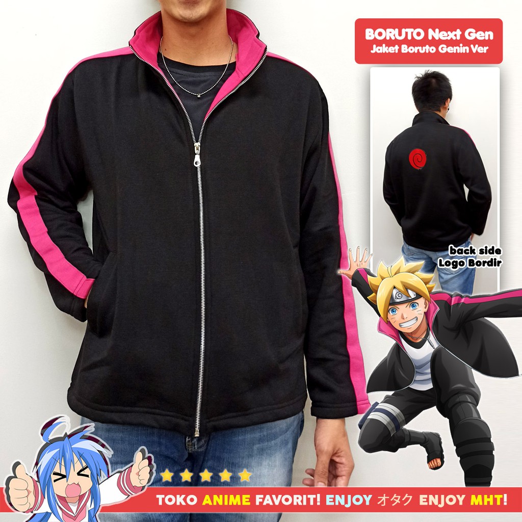 Jual Jaket Anime Boruto Genin Version Cosplay Naruto | Shopee Indonesia