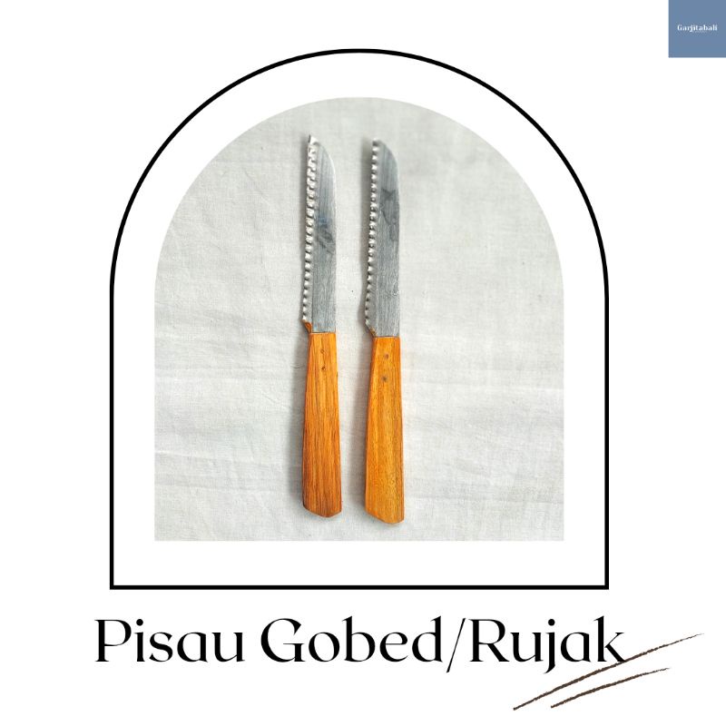 Jual PISAU GOBED PISAU RUJAK TIUK GOBED JAWA PISAU BUAH PERALATAN DAPUR ...