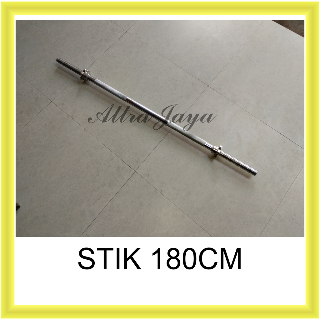 Jual Stik barbel 180cm stick barbell 180 cm dumbel dumble diameter 3cm ...