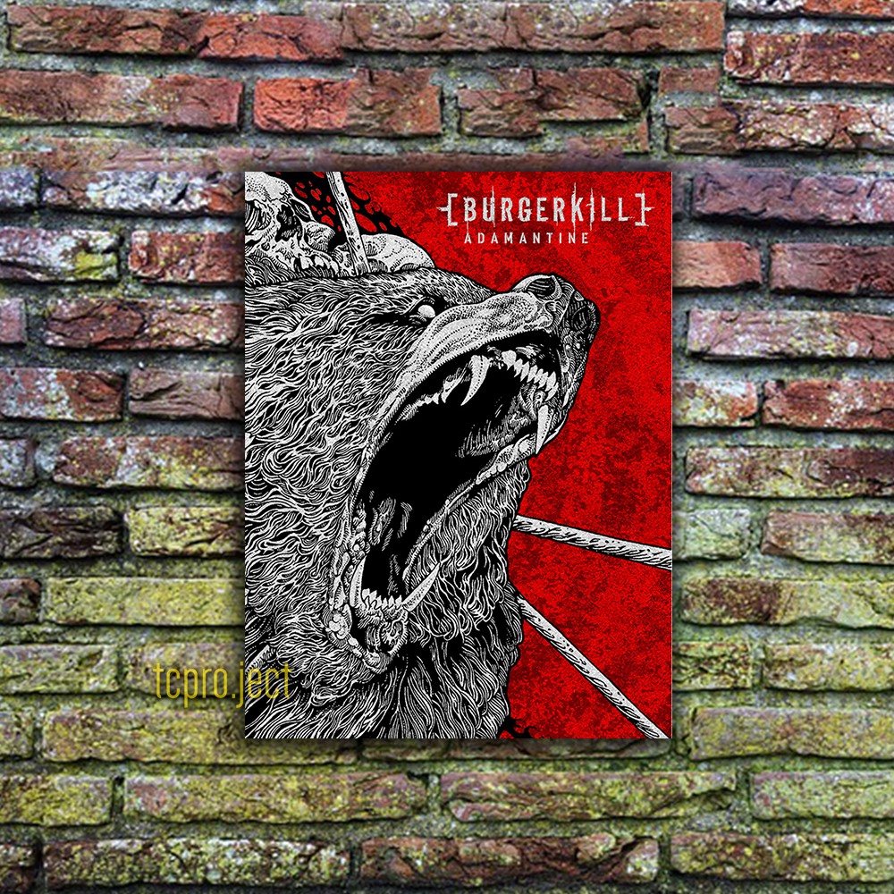 Jual BURGERKILL ADAMANTINE BAND POSTER - DEKORASI HIASAN DINDING ...