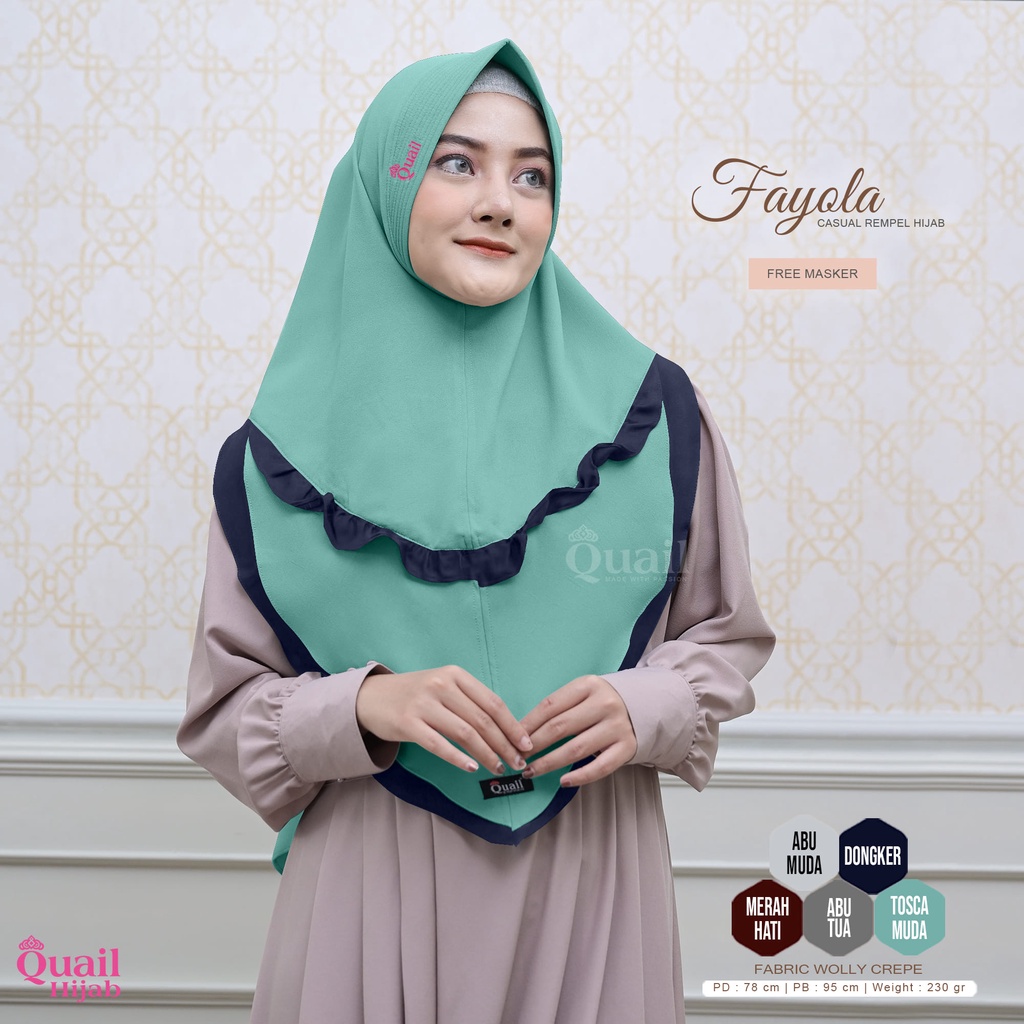 Jual Quail Hijab - FAYOLA DAILY HIJAB KOMBINASI | Shopee Indonesia