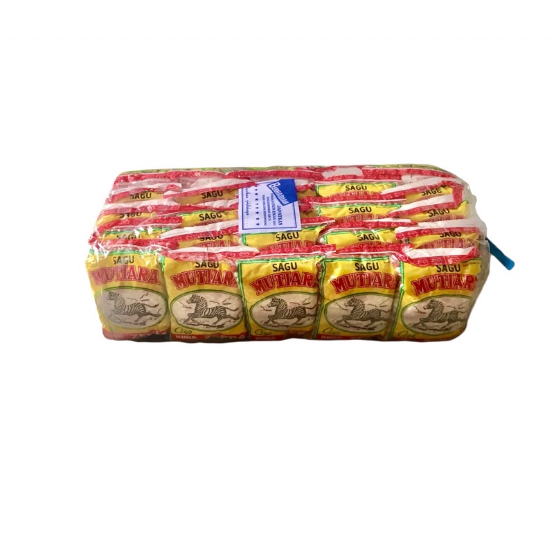 Jual Sagu mutiara zebra 1 ball 25 X 100gr | Shopee Indonesia