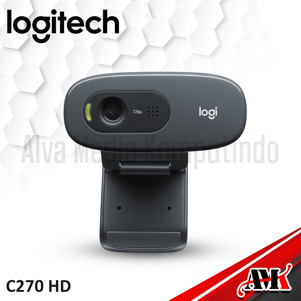 Jual Webcam Logitech C270 HD 720P 30Fps dengan Microfon Untuk Online ...