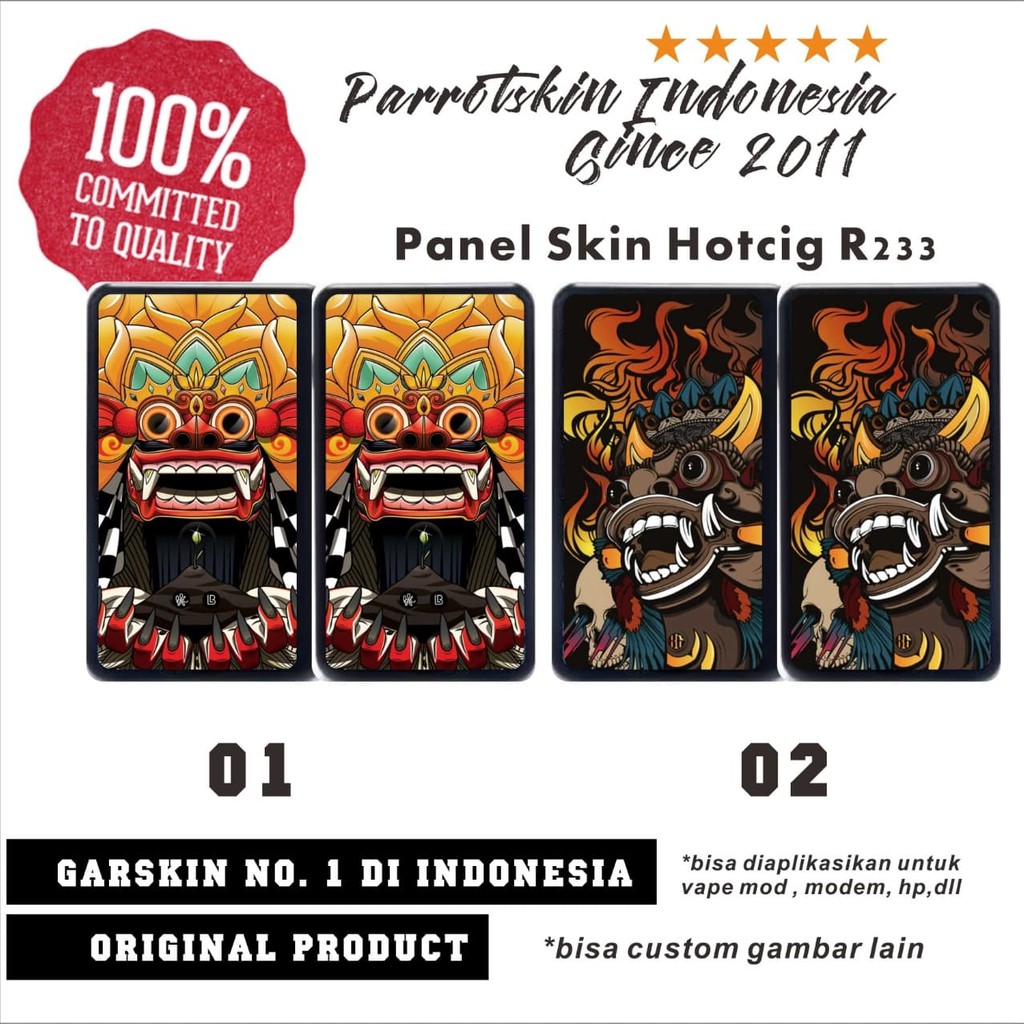 Jual Garskin Skin hotcig r233 reog Edition sticker | Shopee Indonesia