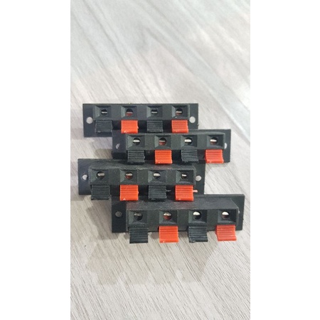 Jual Terminal speaker 4 pin/ terminal speaker jepit 4 pin | Shopee ...