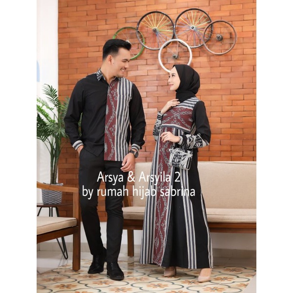 Jual SABRINA TENUN - ARSYA & ARSYILA HITAM | Shopee Indonesia