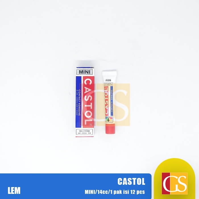 Jual Lem Castol / Lem Kuning Contact Adhesive Tube Mini 14cc | Shopee ...