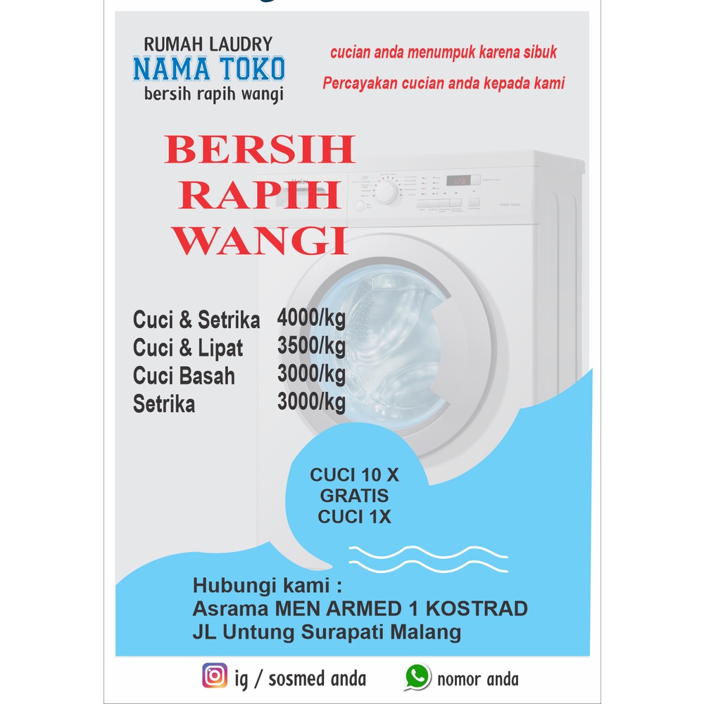 Jual Cetak Brosur A5 / Cetak Flyer / Leaflet AP 150 GSM (min. Pemesanan ...