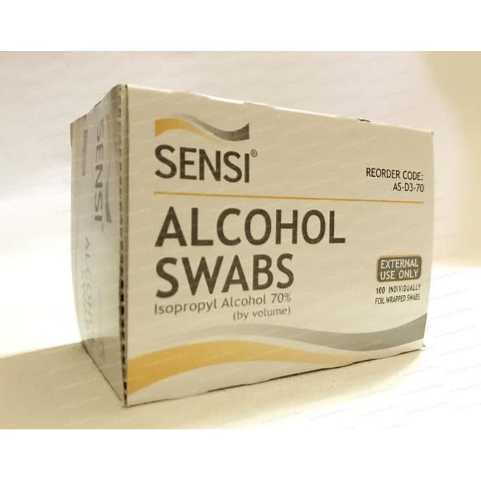 Jual Tissue Alkohol / Alcohol Swabs / Alkohol Swab Sensi | Shopee Indonesia