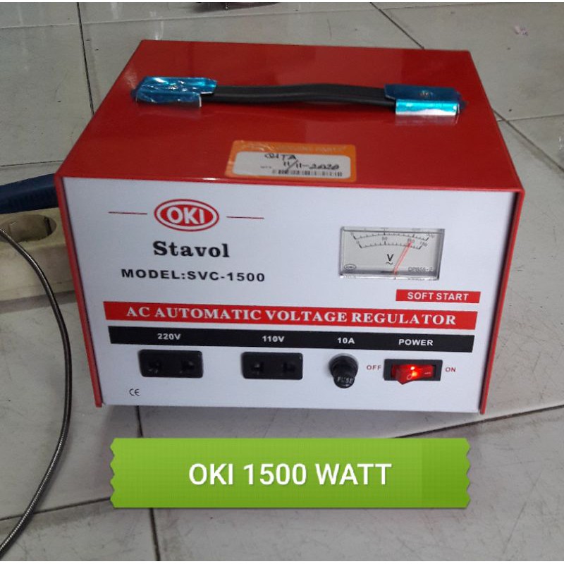 Jual STABILIZER OKI 1500 WATT | Shopee Indonesia