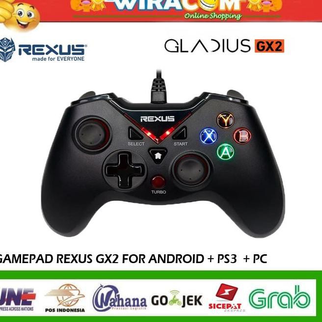 Jual Varian GAMEPAD REXUS GX-2 / GX 2 / FOR ANDROID + PS3 + PC GX2 (ART ...