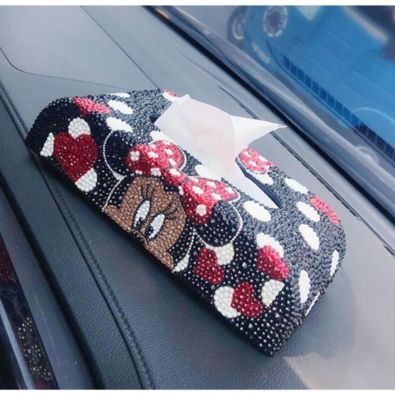 Jual Tempat Tissue Mobil Minnie Mouse - Custom Handmade FULL BLink ...