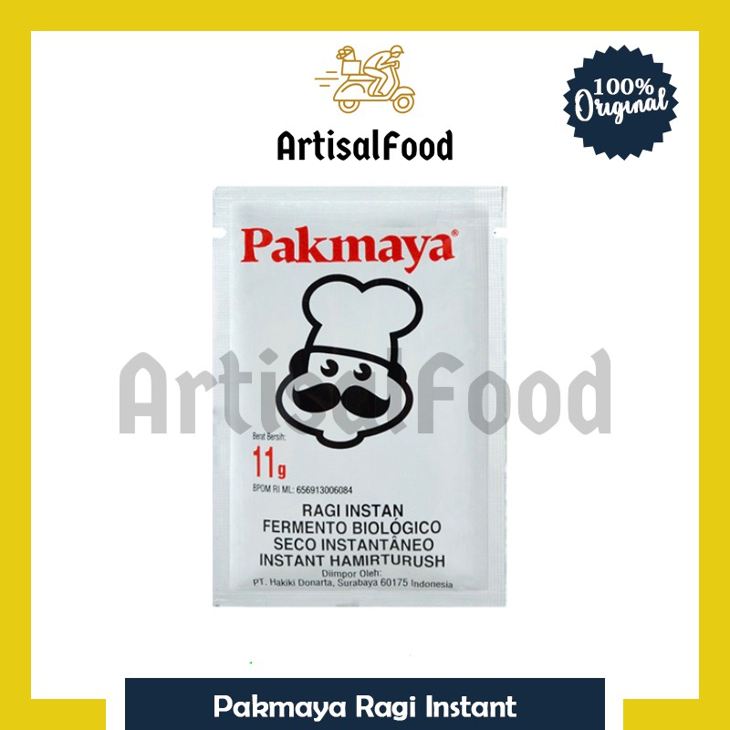 Jual Pakmaya Ragi Instant pengembang 11gr - 1 pcs | Shopee Indonesia
