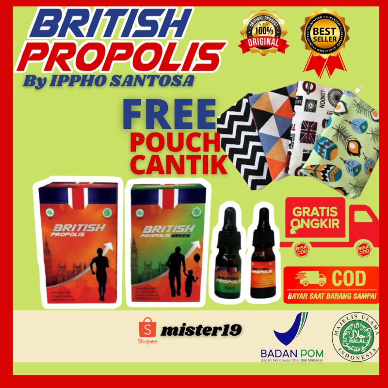 Jual BRITISH PROPOLIS ORIGINAL 100% ASLI OBAT HERBAL IMUNITAS STAMINA ...