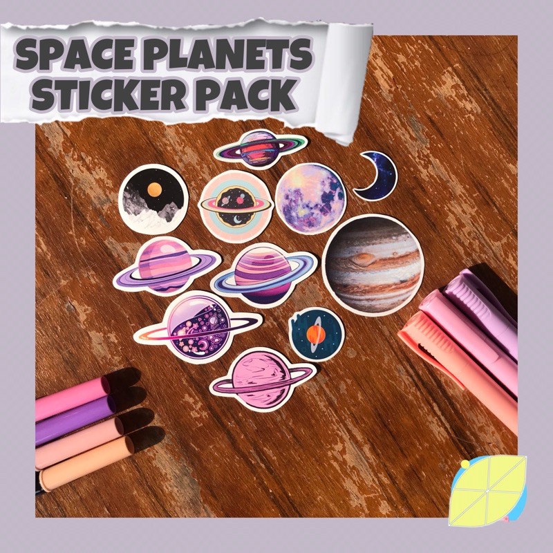 Jual Space Planet Sticker Pack | Shopee Indonesia