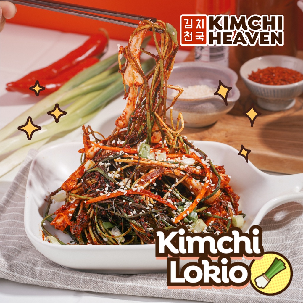 Jual 200G KIMCHI LOKIO / DAUN BAWANG KECIL Makanan Korea Halal Kimchi ...