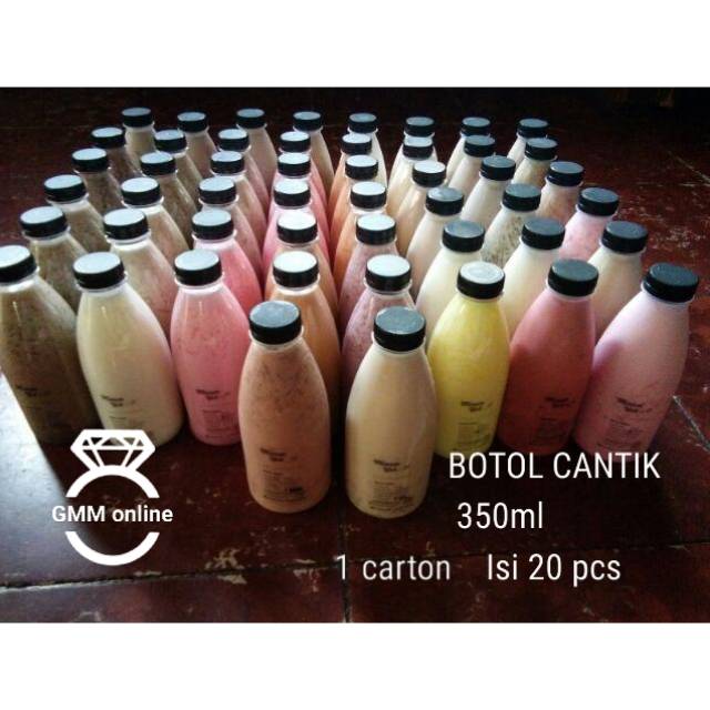 Jual Botol cantik 1 carton isi 20 pcs botol bowling botol jus kopi jamu ...