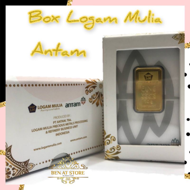 Jual BOX LM / KOTAK LM / TEMPAT LM BOX LOGAM MULIA ANTAM ORIGINAL KOTAK ...