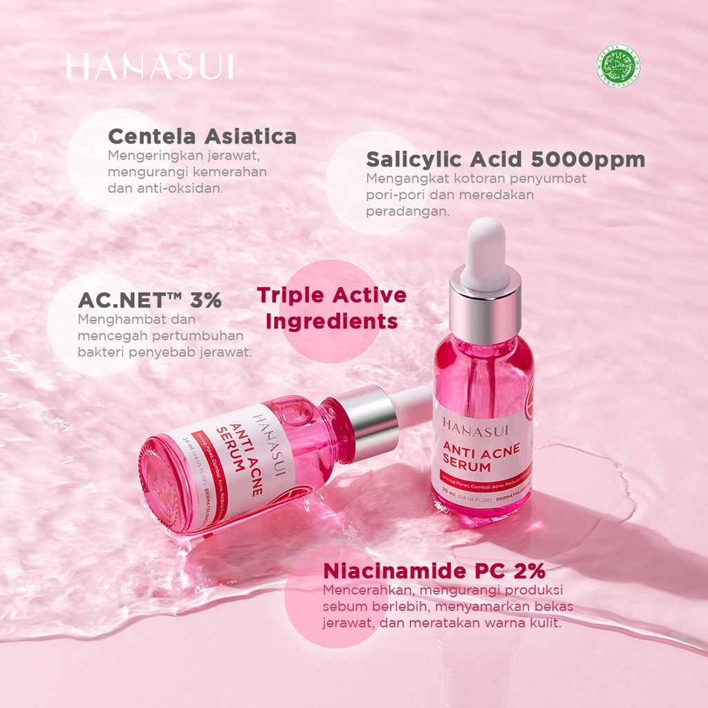 Jual "FALTIN" Hanasui Anti Acne Serum New Look & Improved Formula ...
