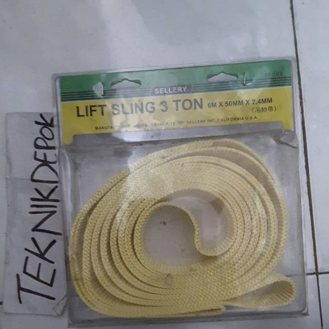 Jual lift sling 3 x 6 M alat angkut barang alat angkut beban 10-103 ...