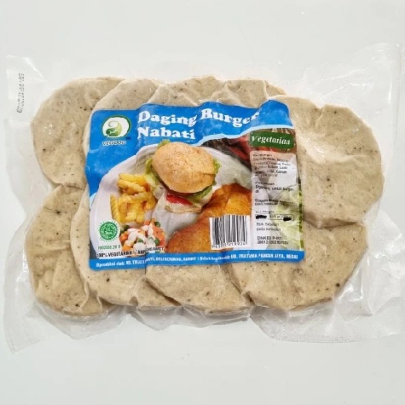 Jual Daging Burger Nabati / Daging Burger Vegetarian / Patty Buger ...