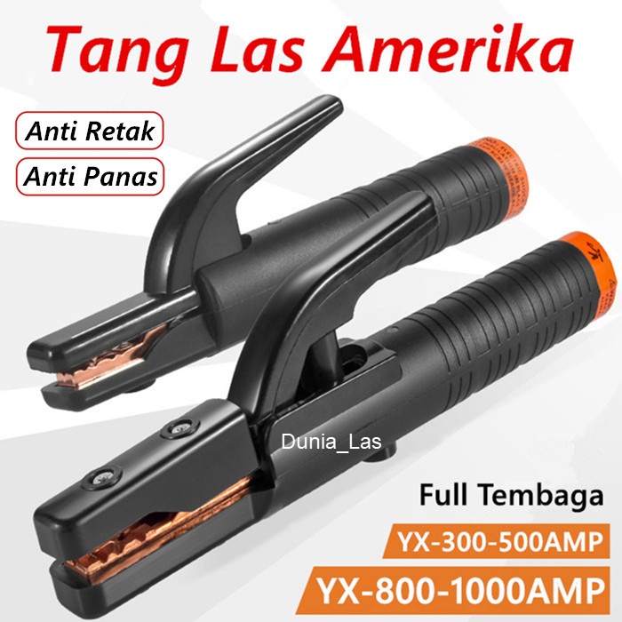 Jual Tang Stang Las 500A 800A 1000A Electrode Holder American Amerika MMA Welding Torch | Shopee ...