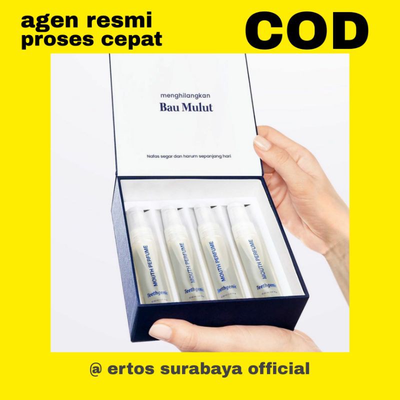 Jual ERTOS TEETHGENIC MOUTH PERFUME/PARFUM MULUT/PENGHILANG BAU MULUT ...