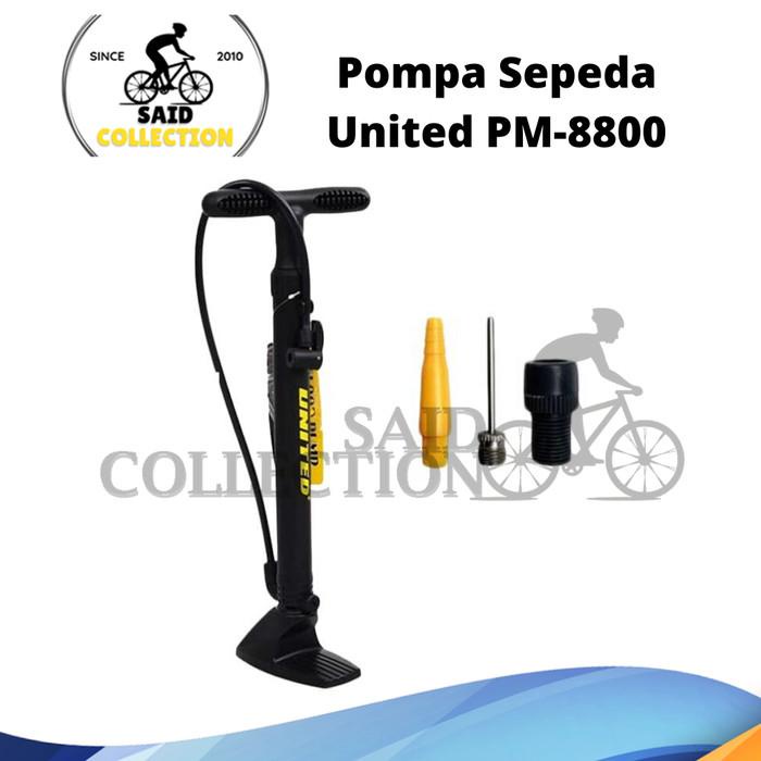 Jual Komponen Sepeda Pompa Sepeda Pm 8800 United Floor Pump Original ...