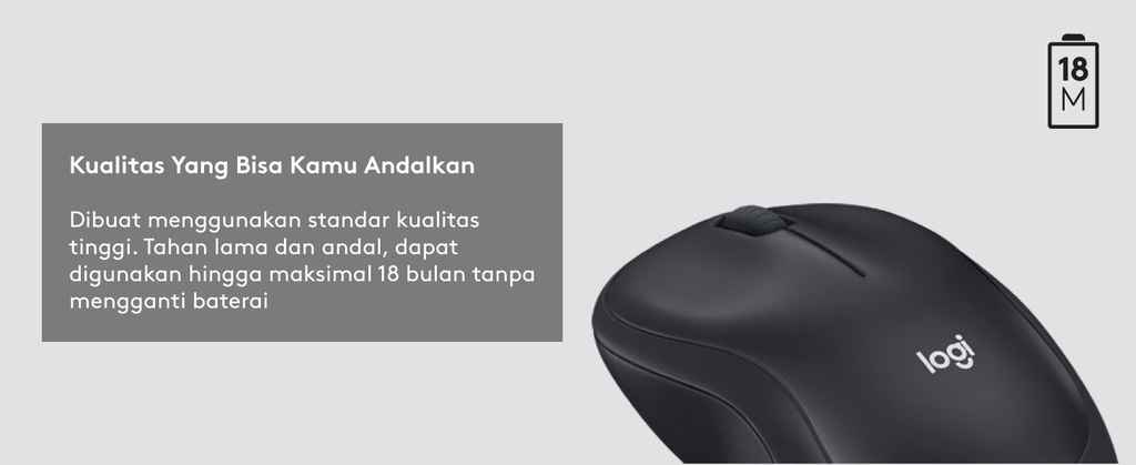 Jual Logitech M220 Mouse Wireless Silent Click | Shopee Indonesia