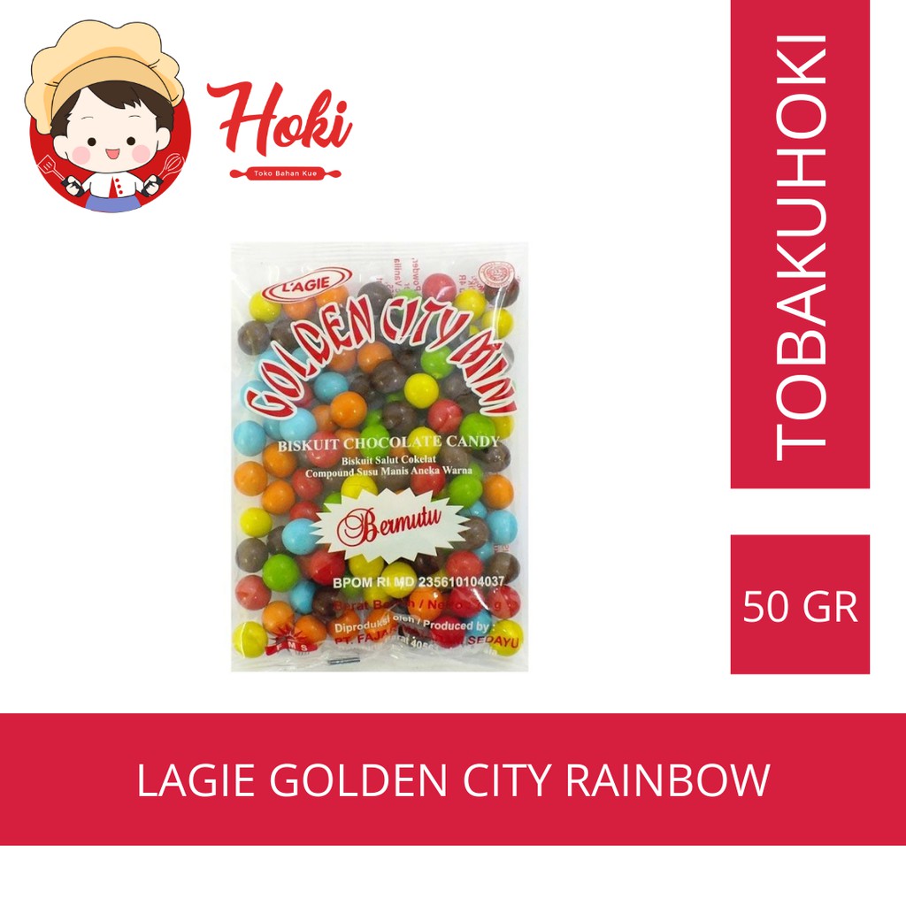 Jual LAGIE CHOCOLATE BALLS RAINBOW 50 GR biskuit coklat bulat lagie ...