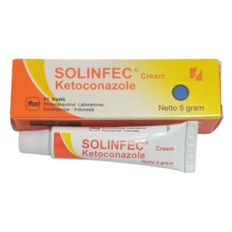 Jual solinfec cream ketoconazole 5 gr / solinfec krim anti jamur ...