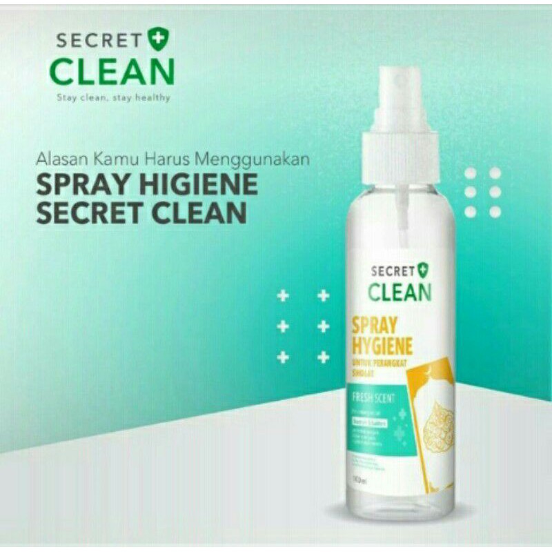 Jual Spray Higiene Secret Clean untuk perangkat solat | Shopee Indonesia