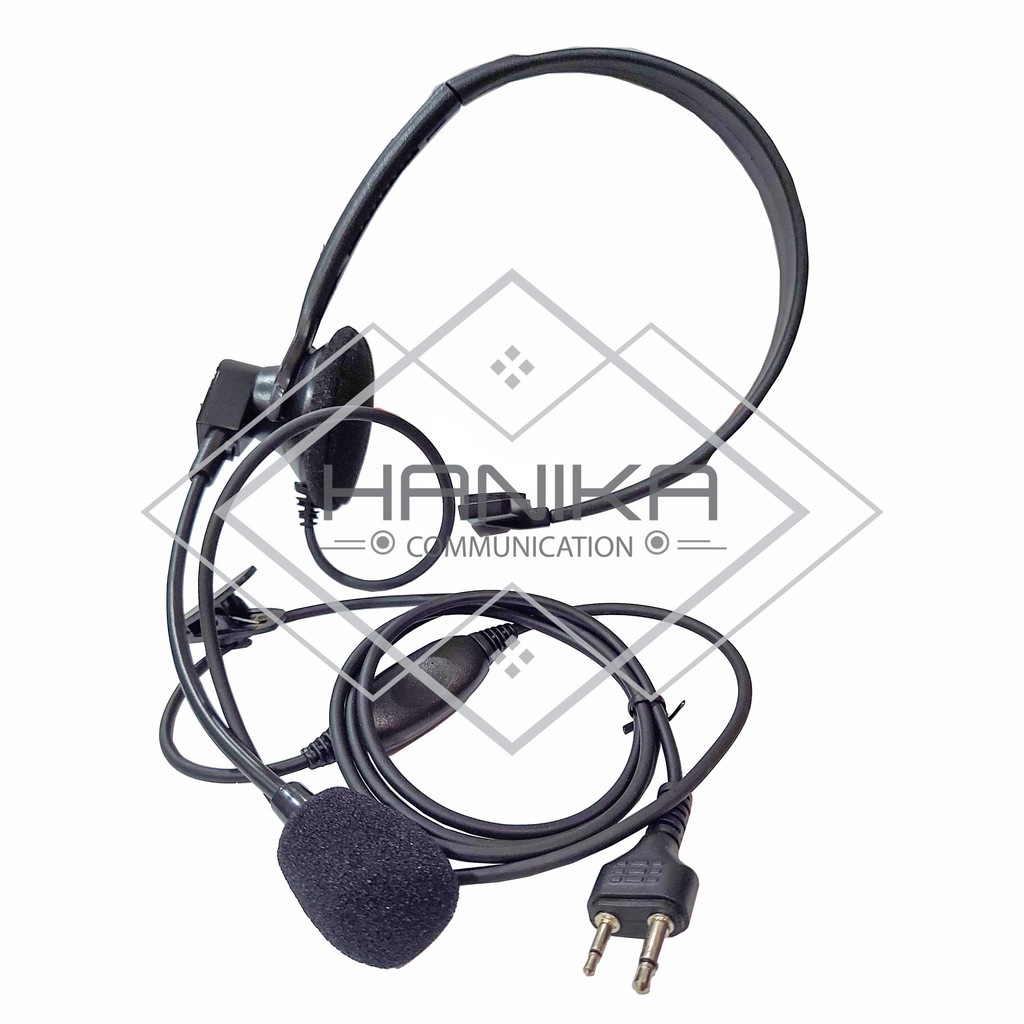 Jual Headset HT Alinco Icom Boom Gagang Lurus Handsfree DJ196 DJ195 V80 ...