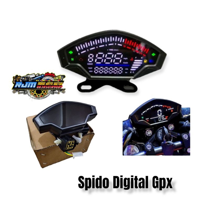 Jual SPEEDOMETER GPX SPIDO DIGITAL GPX | Shopee Indonesia