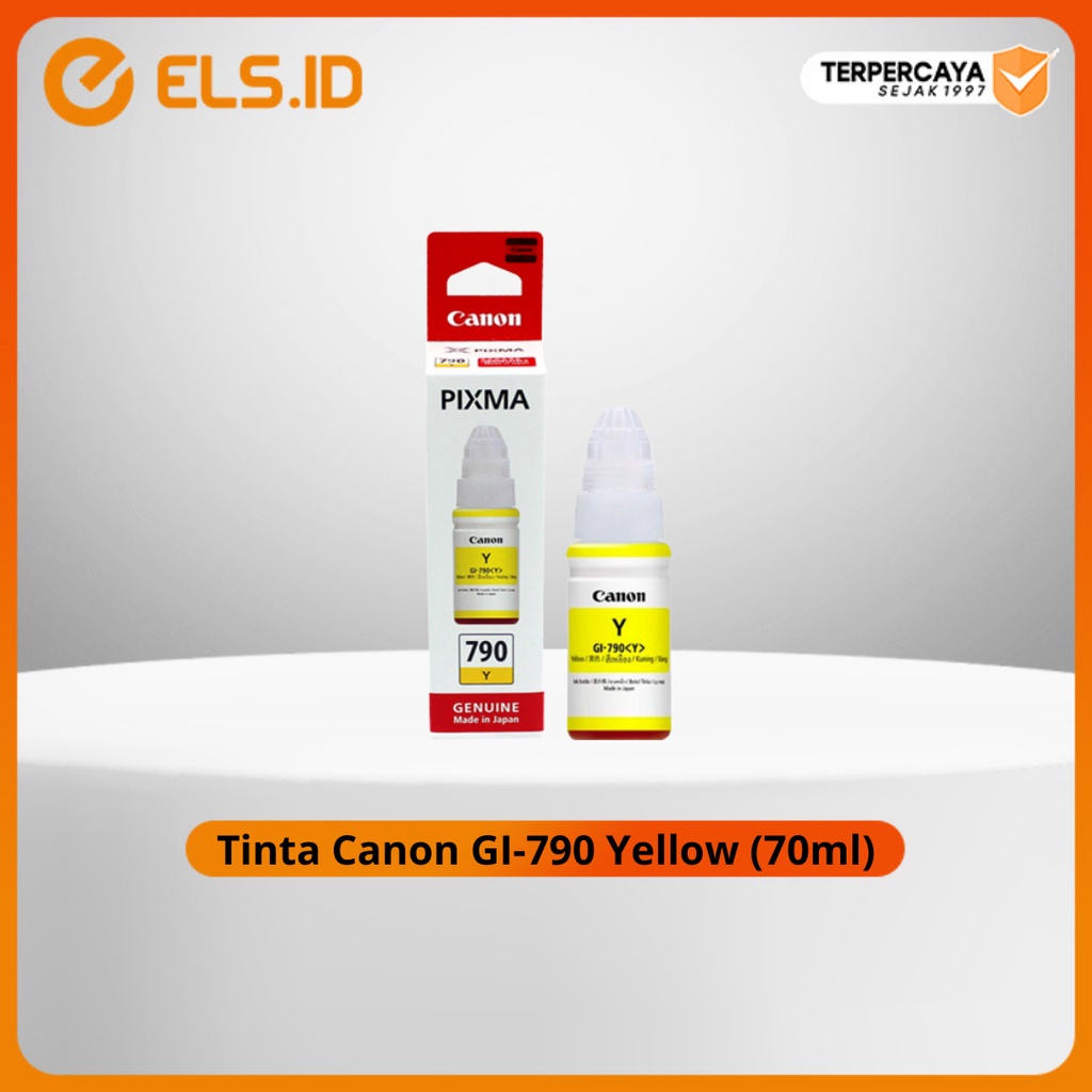 Jual Tinta Canon GI-790 Yellow (70ml) | Shopee Indonesia