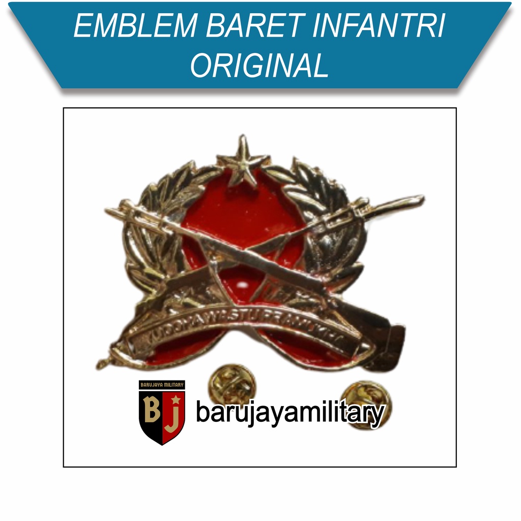 Jual EMBLEM BARET INFANTRI ORIGINAL TNI AD TERMURAH | Shopee Indonesia